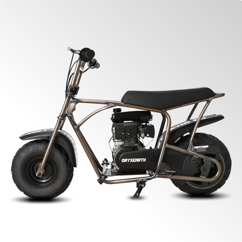 Oryxearth BRM100P-1 105CC Off-Road Gas Mini Bike for Adults & Teens, R