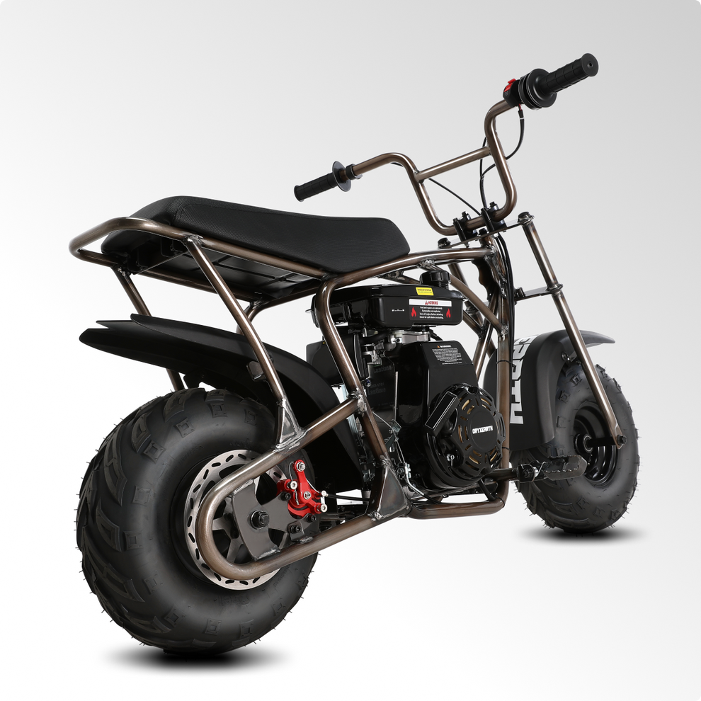 Oryxearth BRM100P-1 105CC Off-Road Gas Mini Bike for Adults & Teens, R